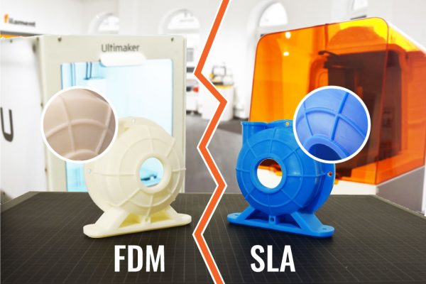 FDM vs. SLA 3D-Druckverfahren | Kosten / Qualität / Anwendung